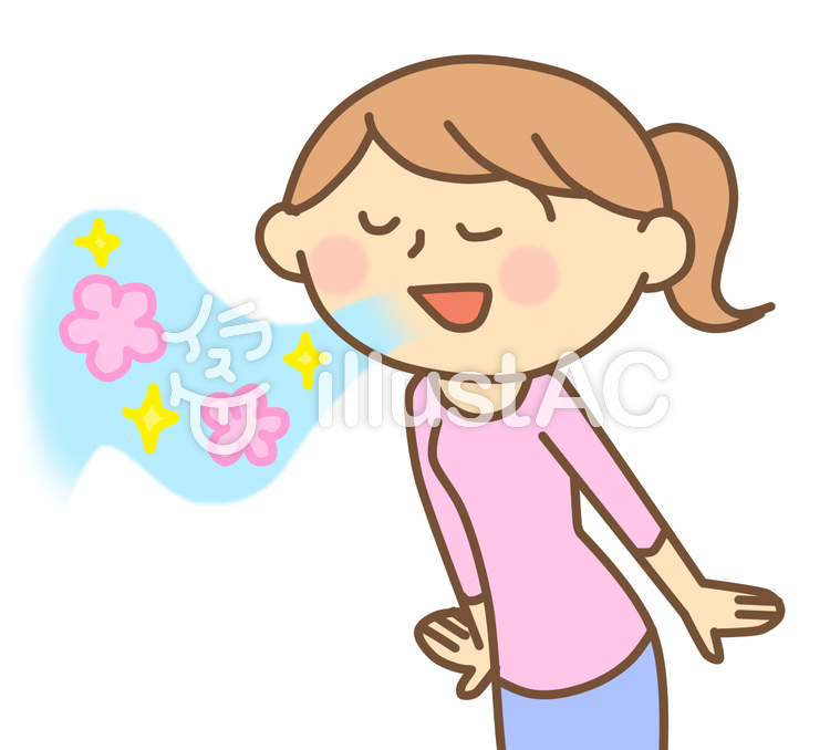 息が綺麗な女性イラスト - No: 1974328／無料イラストなら「イラストAC」