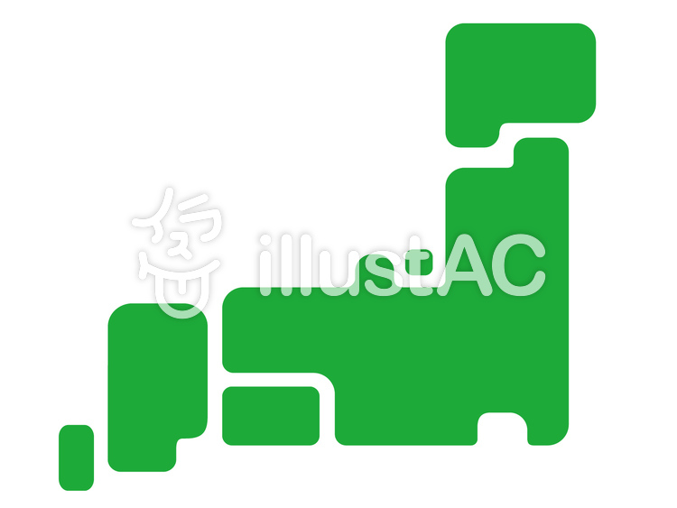 日本地図イラスト - No: 302651／無料イラストなら「イラストAC」
