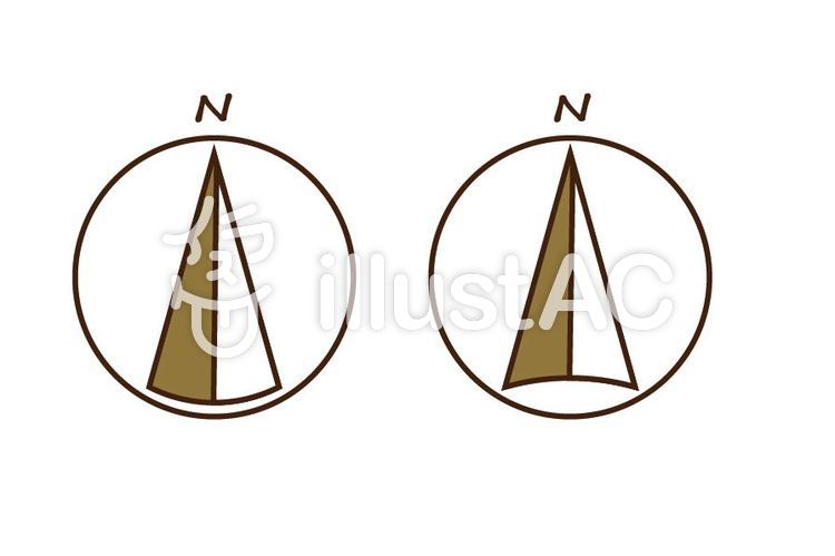 方位記号イラスト - No: 1927176／無料イラストなら「イラストAC」