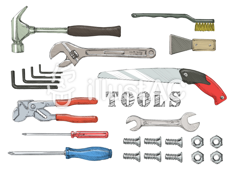 工具1イラスト - No: 1041723／無料イラストなら「イラストAC」