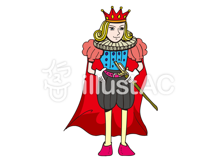 王様イラスト - No: 80917／無料イラストなら「イラストAC」