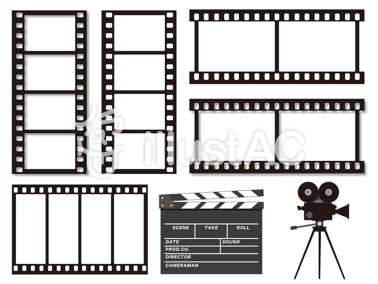 映画・フィルムイラストイラスト - No: 1805162／無料イラストなら「イラストAC」